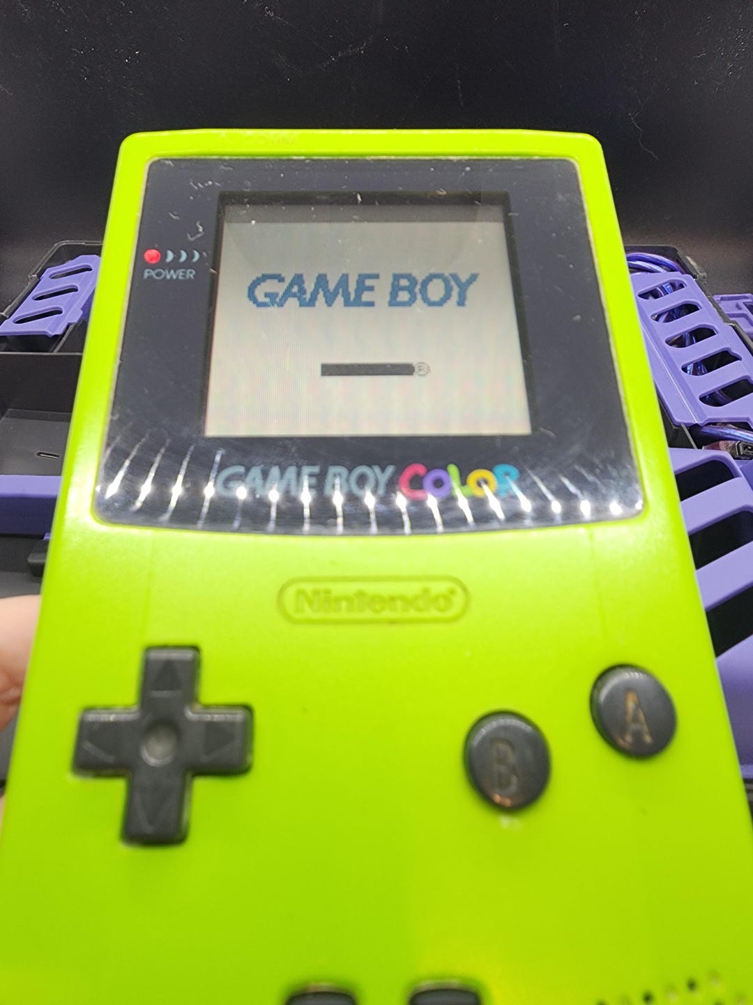 Retro Lime Green Gameboy Color Set With Logic3 My Organizer & Cable - Etsy