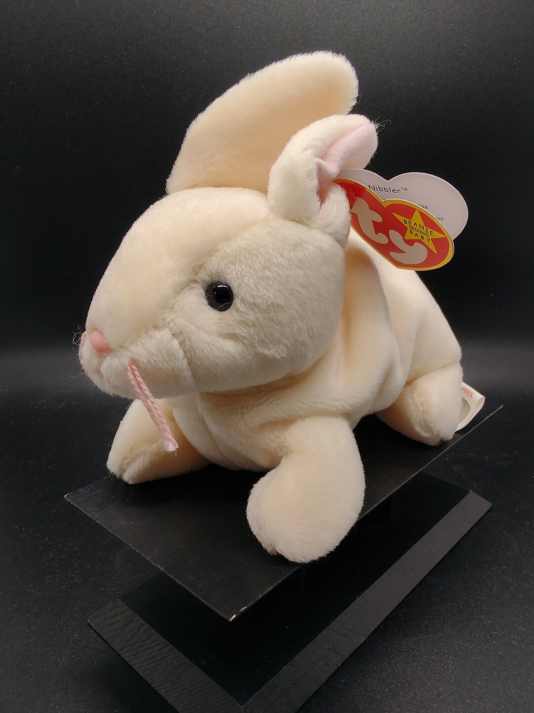 Ty Beanie Baby Nibbler the Cute Bunny Rabbit, Retired Rare MWMT - Etsy