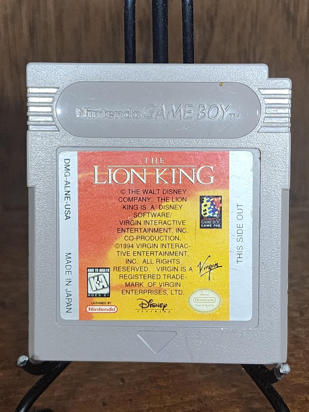 Vintage the Lion King 1995 Gameboy Game Cartridge - Tested & Working - Etsy