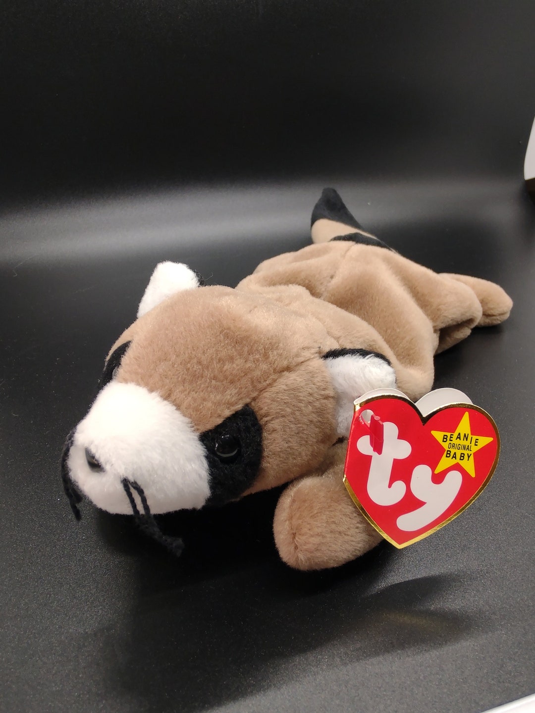 Ty Beanie Baby Ringo the Racoon Style 4014 With PVC Pellets, Retired ...