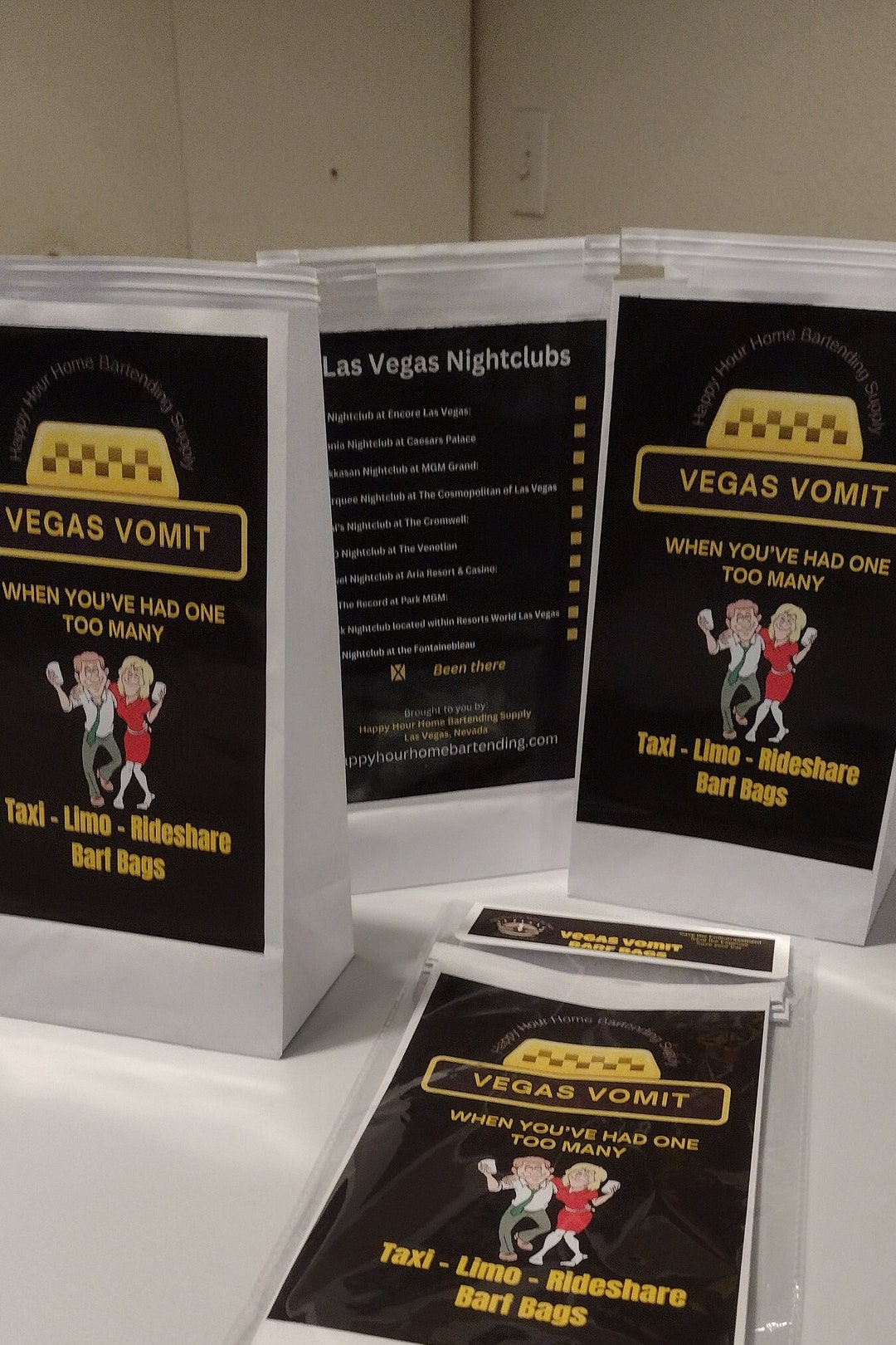 Vegas Vomit Barf Bags for Taxi-uber-party Bags - Etsy