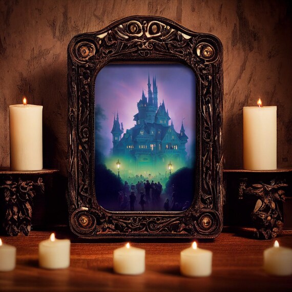 Ghoulish Gathering Fine Art Print - Etsy