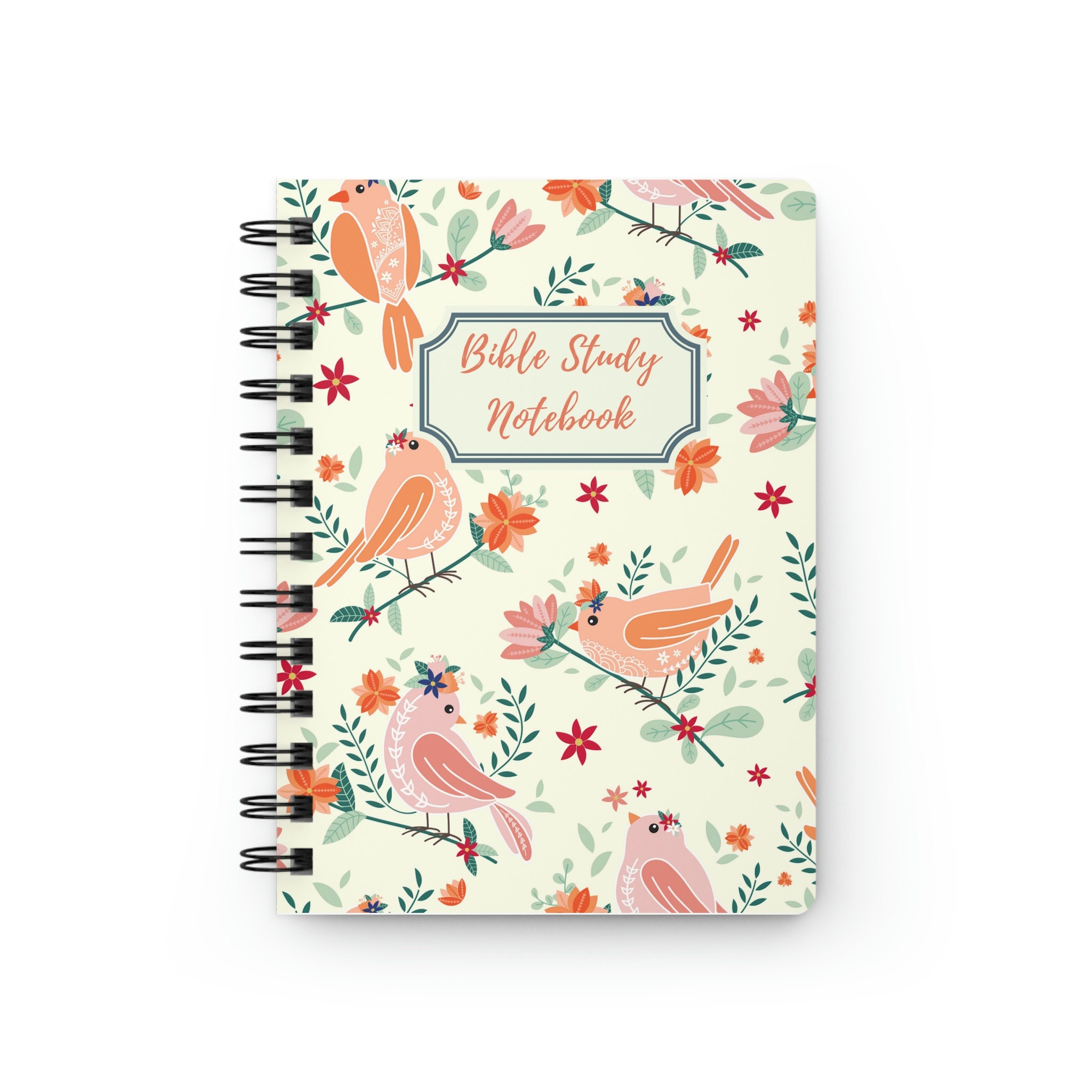 Spiral Bound Bible Study Journal - Etsy