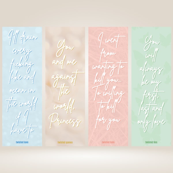 Twisted Bookmark - Etsy