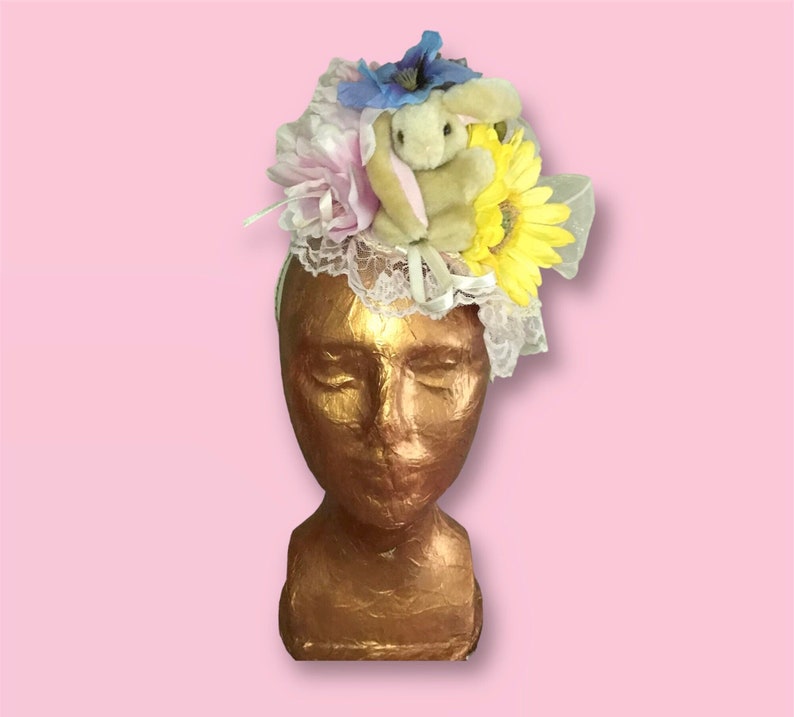 Easter Hat Fascinator Style Headband. Bunny Hat. Spring Hat - Etsy