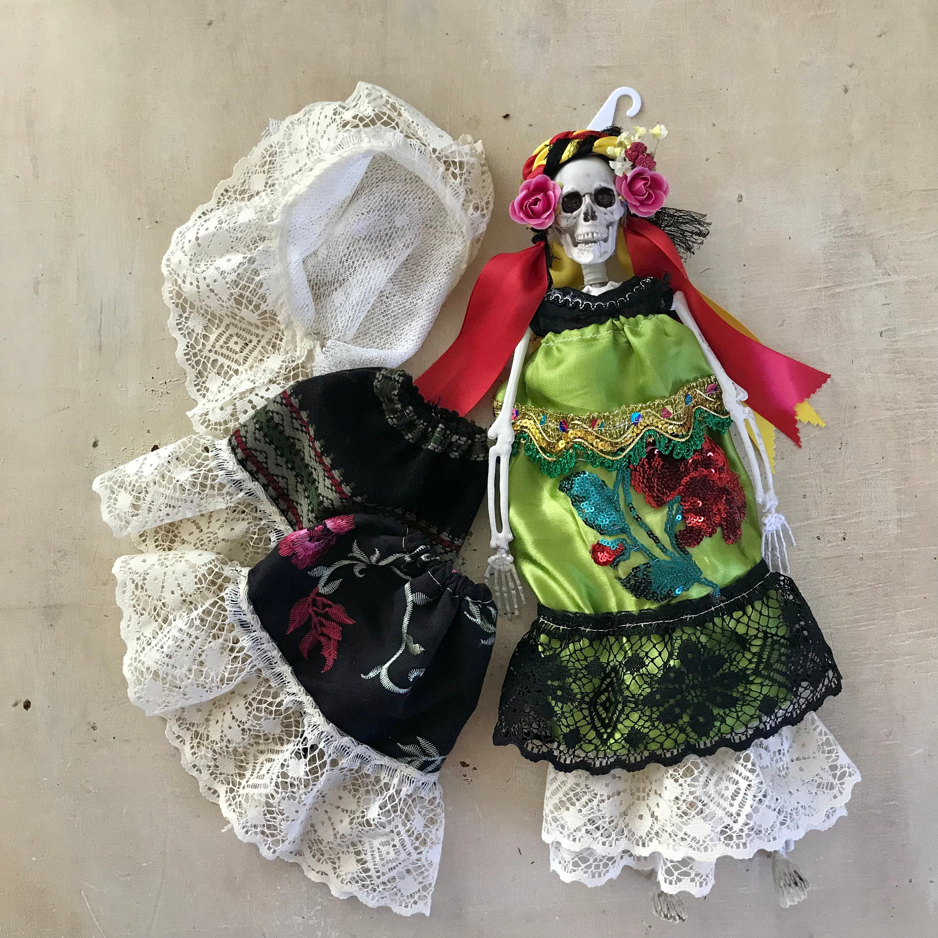 Novelty “la Catrina Tehuana “ Dress up Skeleton. La Catrina Lovers Gift ...
