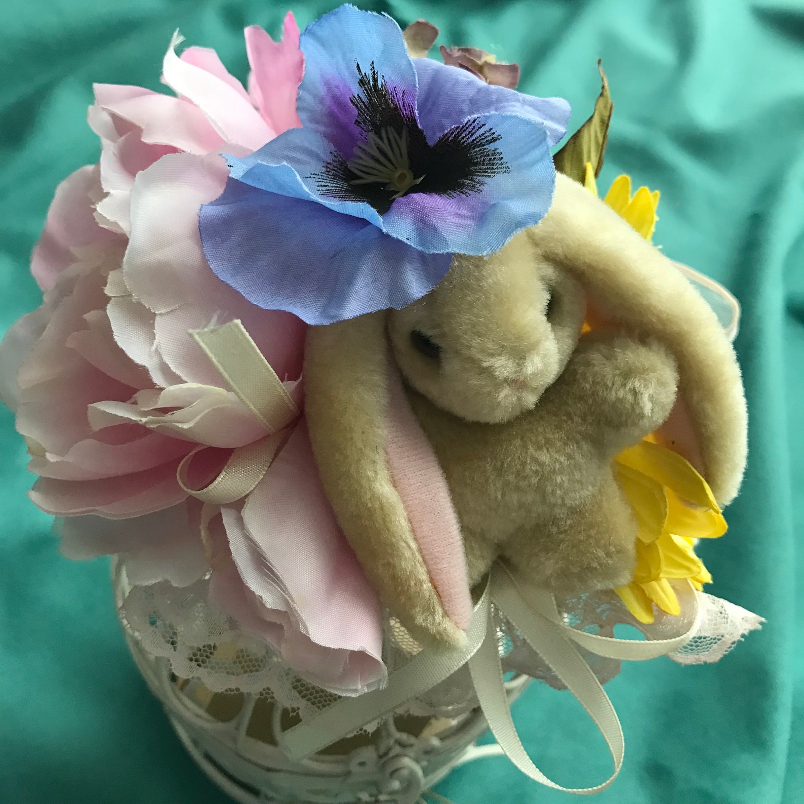 Easter Hat Fascinator Style Headband. Bunny Hat. Spring Hat - Etsy