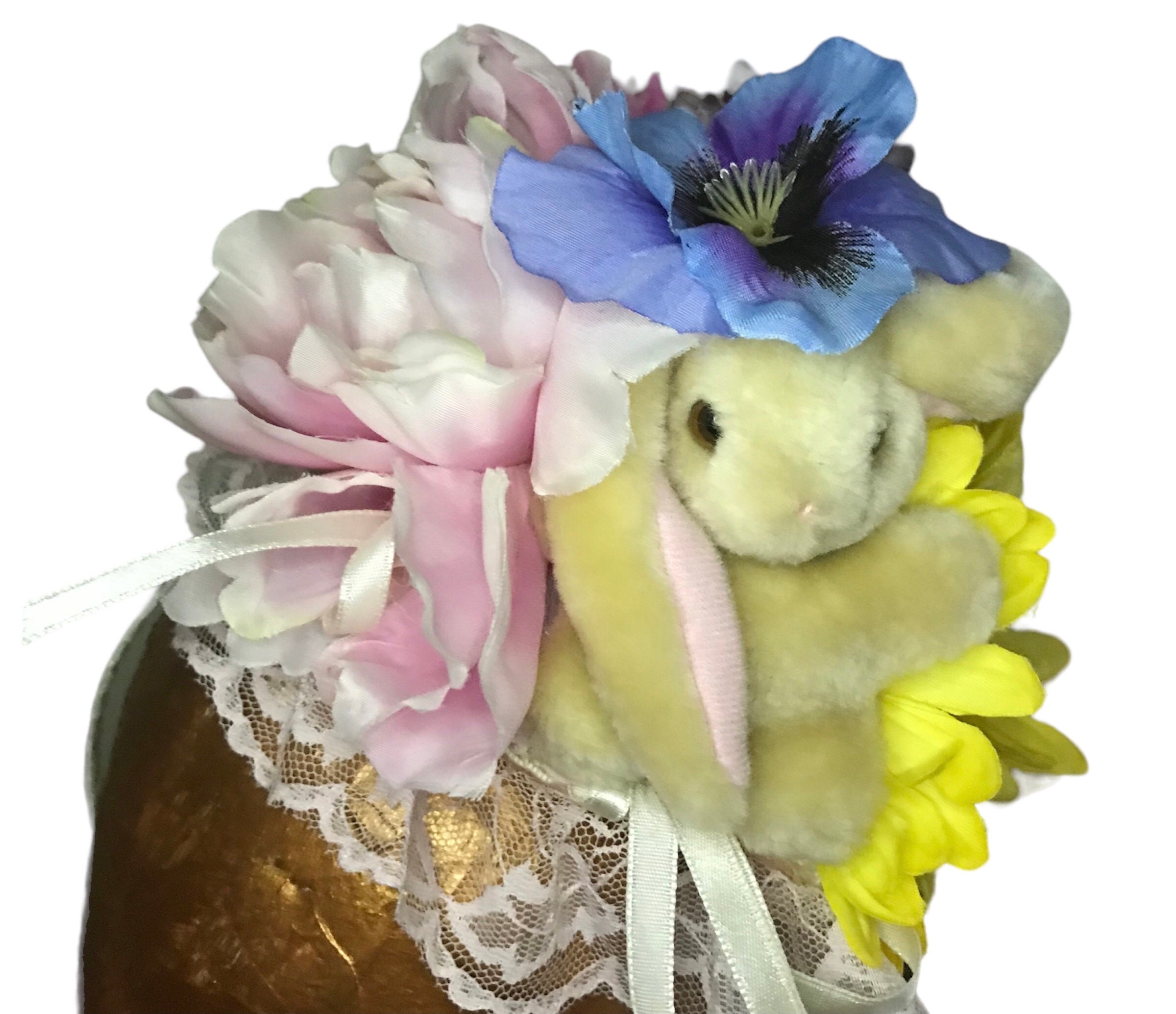 Easter Hat Fascinator Style Headband. Bunny Hat. Spring Hat - Etsy
