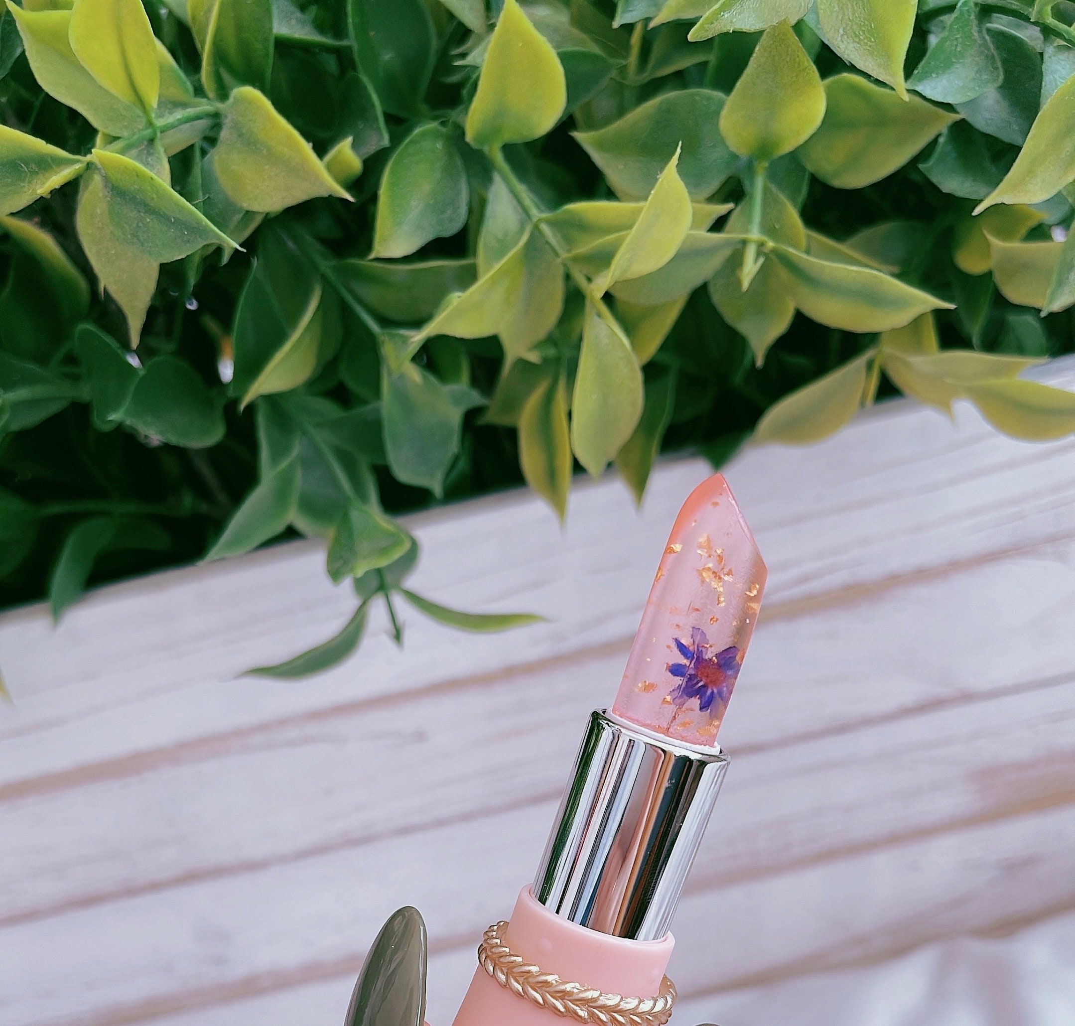 Flower Crystal Jelly Temperature Changing Lip Balms - Etsy
