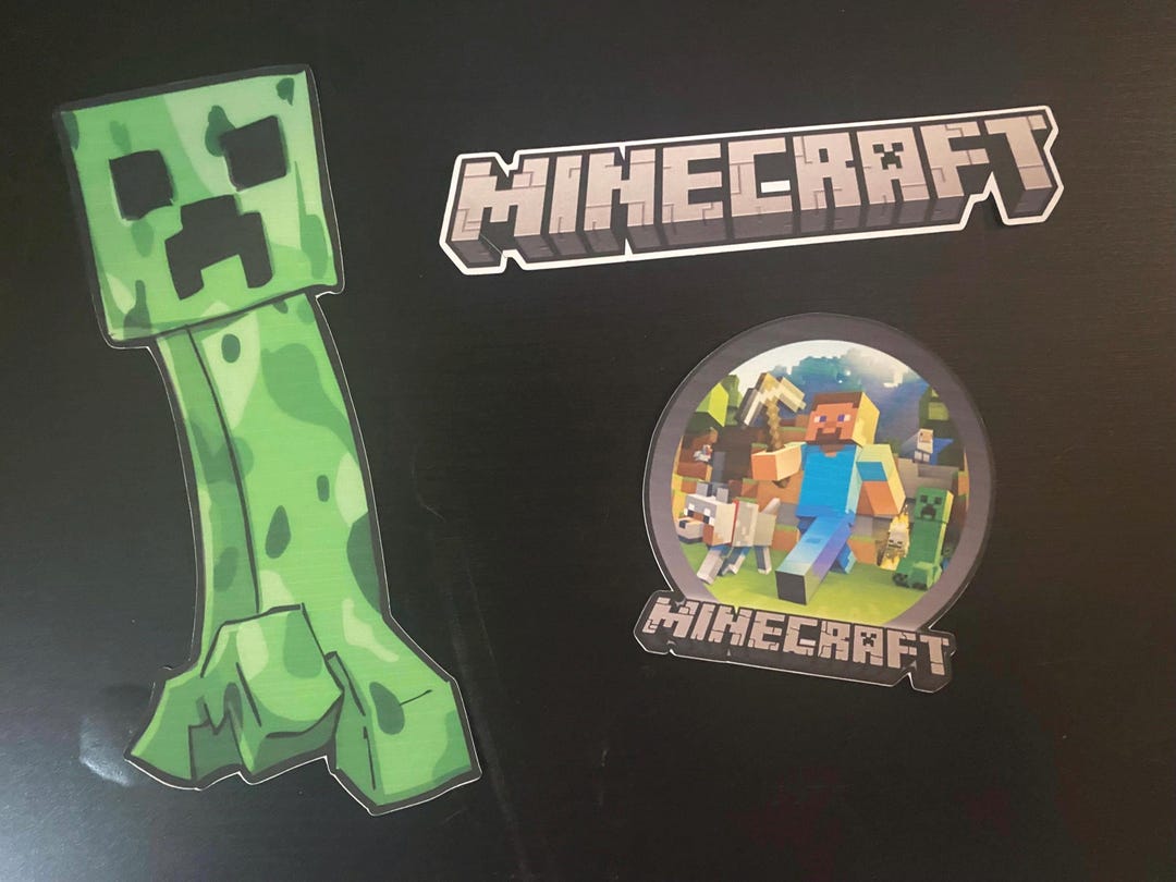 Minecraft Vinyl Stickers - Etsy