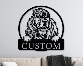 Metal Cocker Spaniel Sign - Etsy