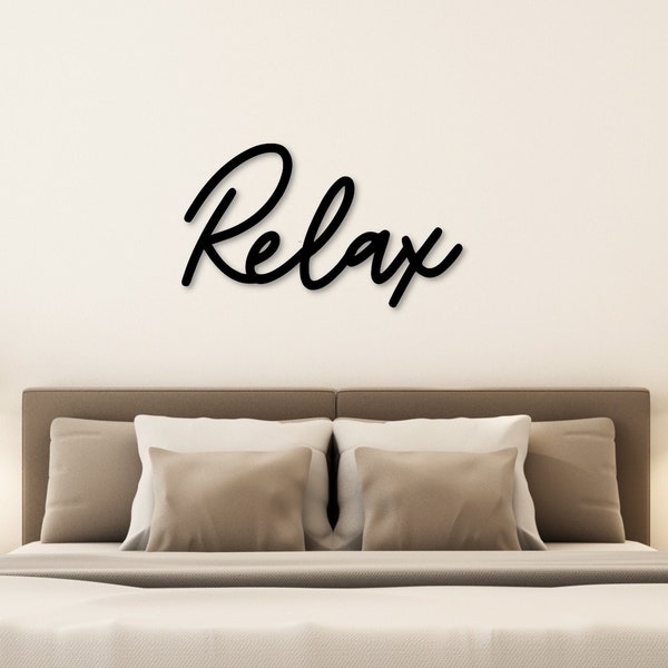 Relax Sign - Etsy