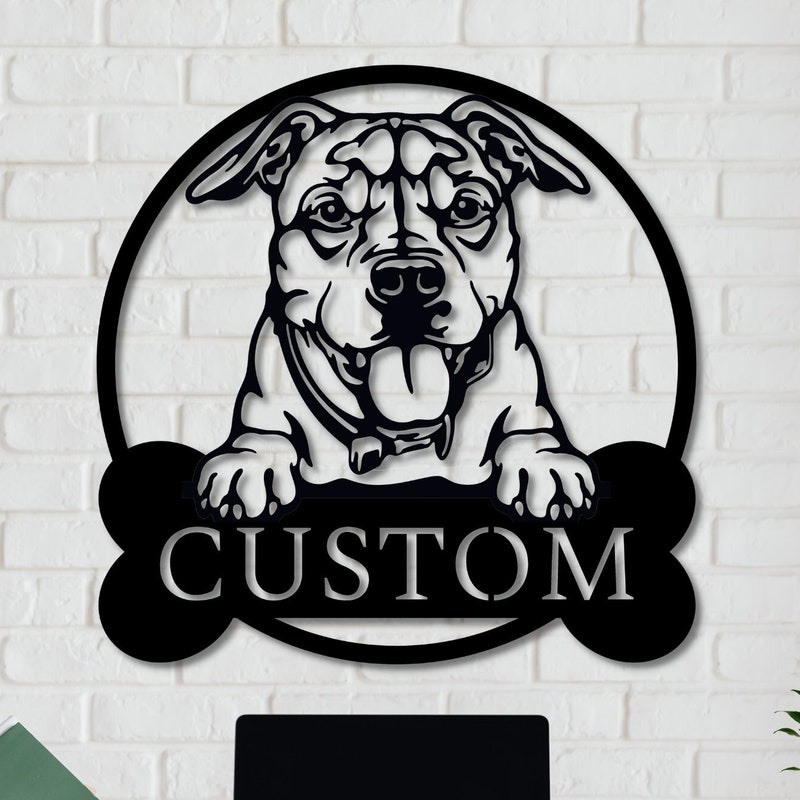 Pitbull Sign - Etsy
