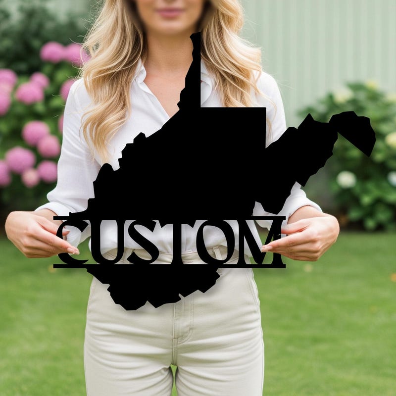 West Virginia Sign - Etsy