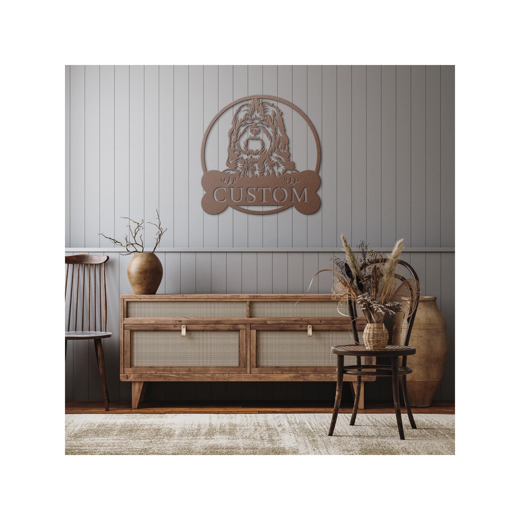 Custom Bernedoodle Wall Art - Bernedoodle Sign, Bernedoodle Wall Decor ...