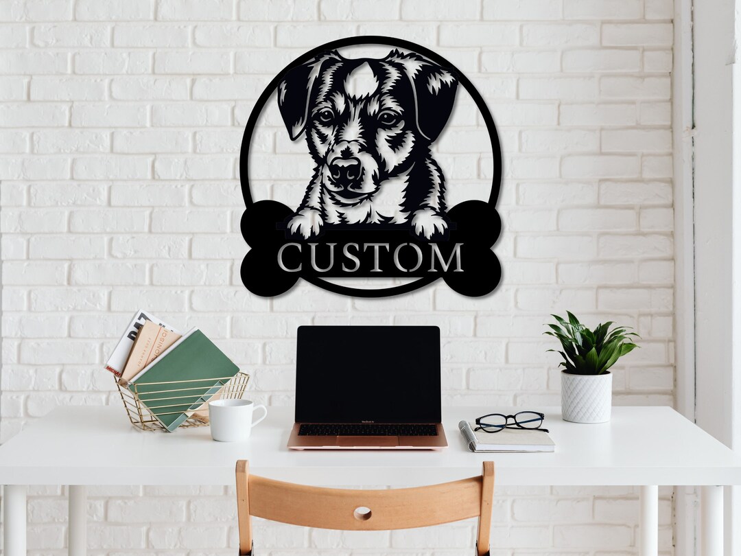 Custom Jack Russell Wall Art - Personalized Jack Russell Metal Sign ...