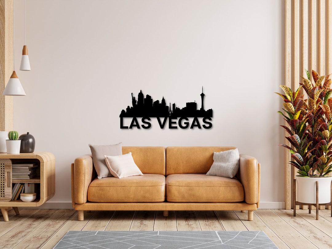 Las Vegas Wall Art - Las Vegas Skyline, Metal Las Vegas Art, Las Vegas ...