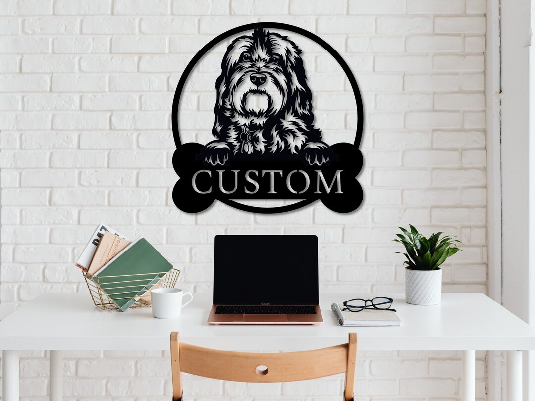 Custom Bernedoodle Wall Art - Bernedoodle Sign, Bernedoodle Wall Decor ...