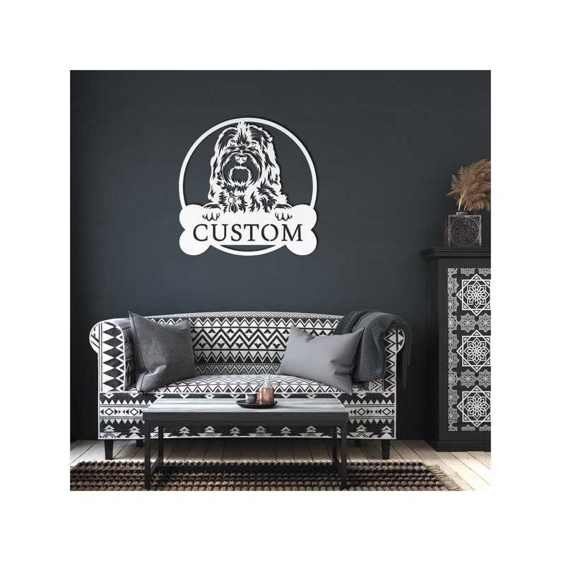 Custom Bernedoodle Wall Art - Bernedoodle Sign, Bernedoodle Wall Decor ...