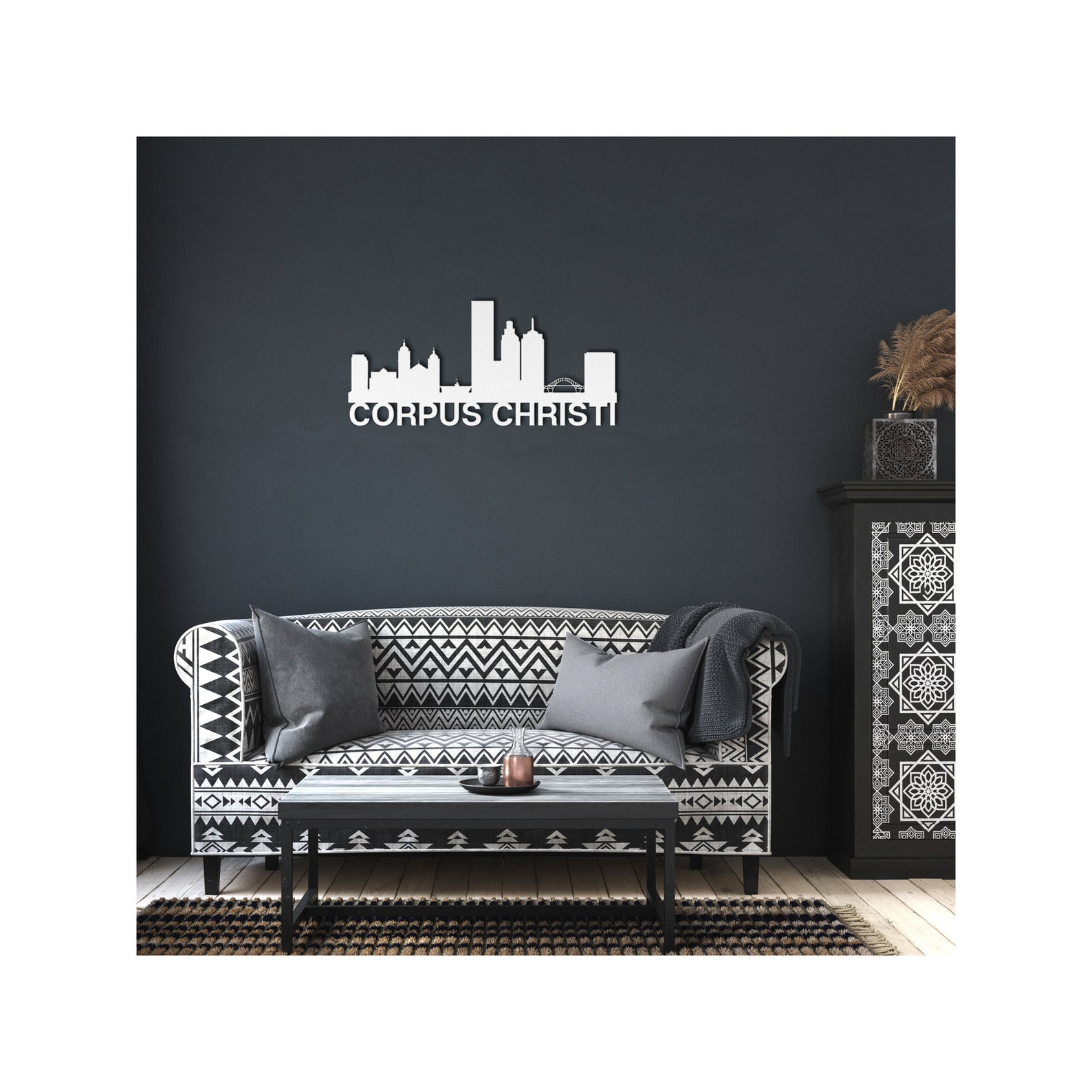 Corpus Christi Wall Art - Corpus Christi Skyline, Corpus Christi Wall ...