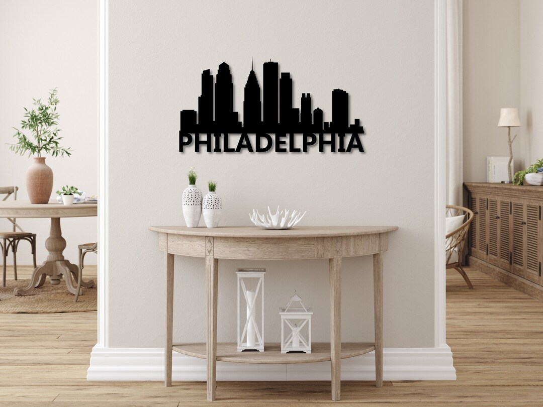 Philadelphia Metal Wall Art - Philadelphia Skyline, Philadelphia Wall ...
