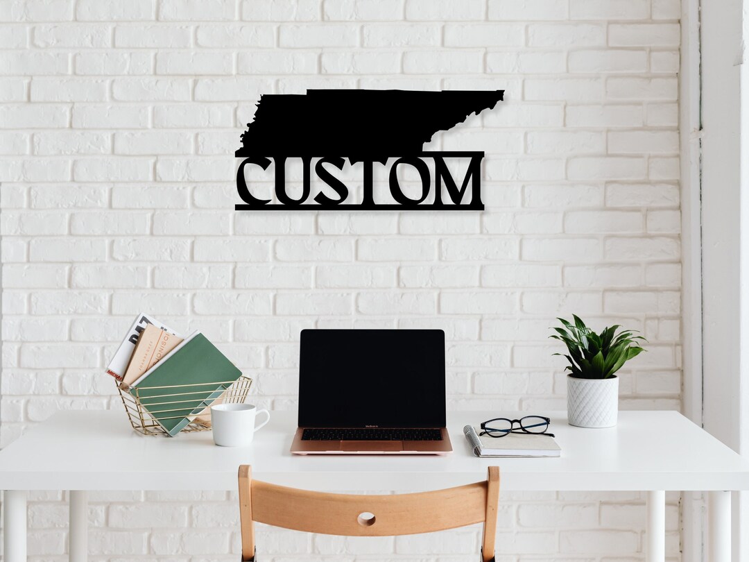 Custom Tennessee Metal Wall Art - Personalized Metal Tennessee Sign ...