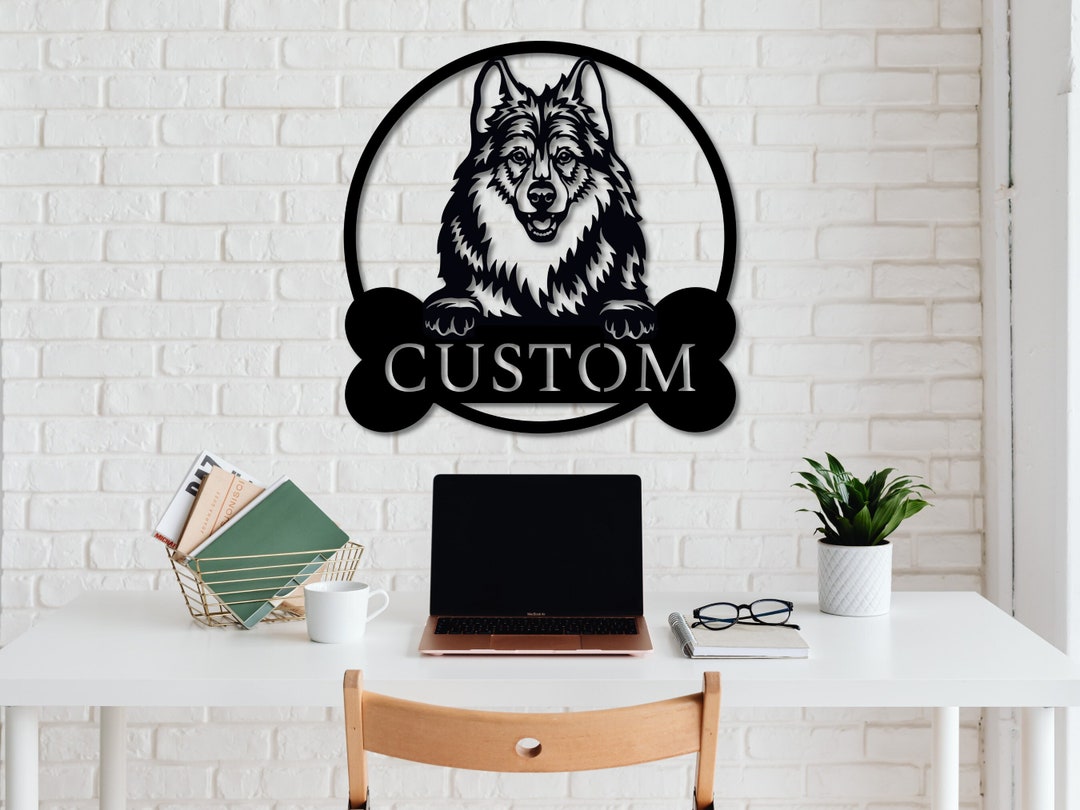 Custom Collie Wall Art - Personalized Collie Sign, Collie Wall Decor ...