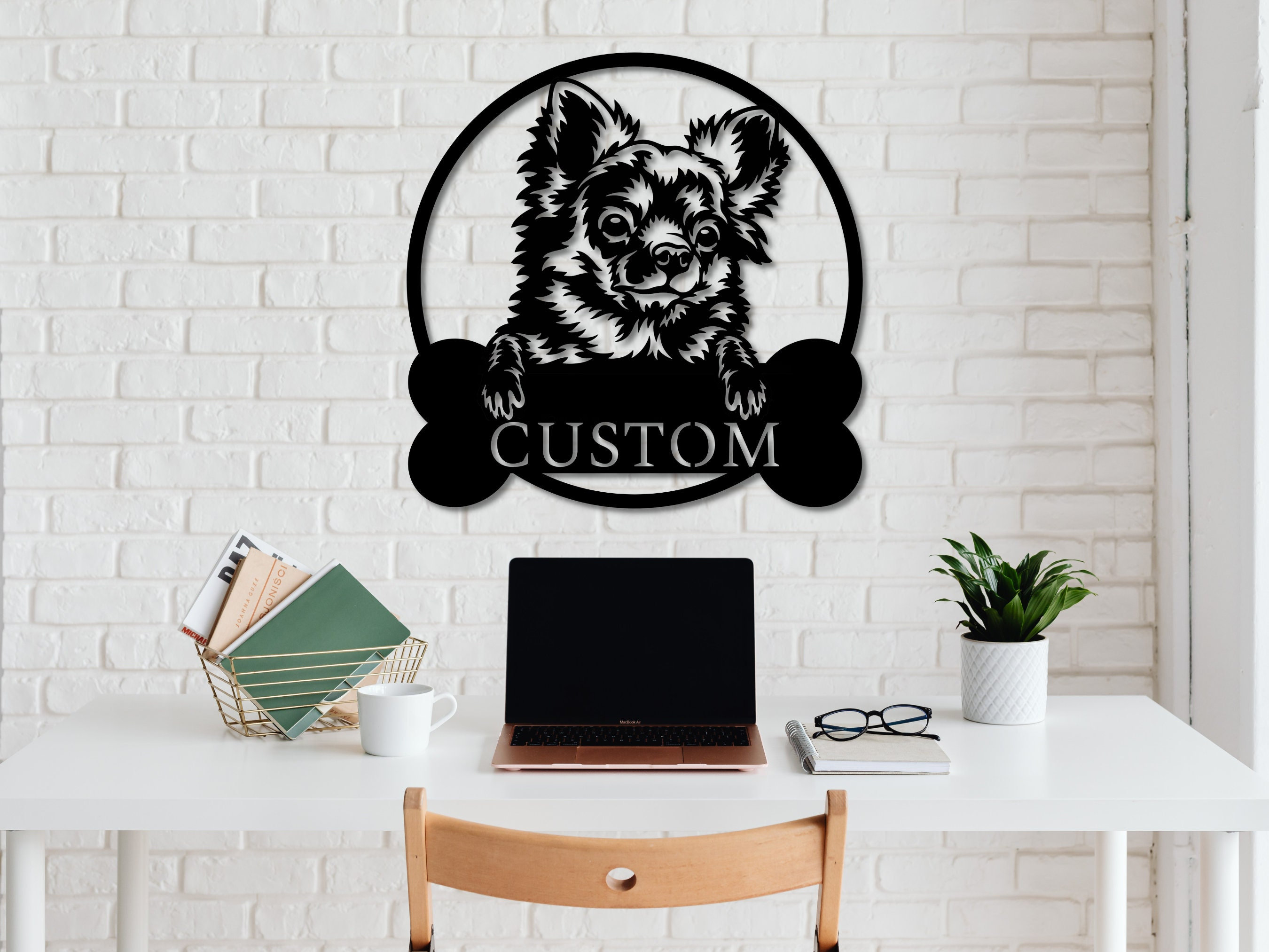 Custom Chihuahua Wall Art - Personalized Chihuahua Sign, Chihuahua Wall ...