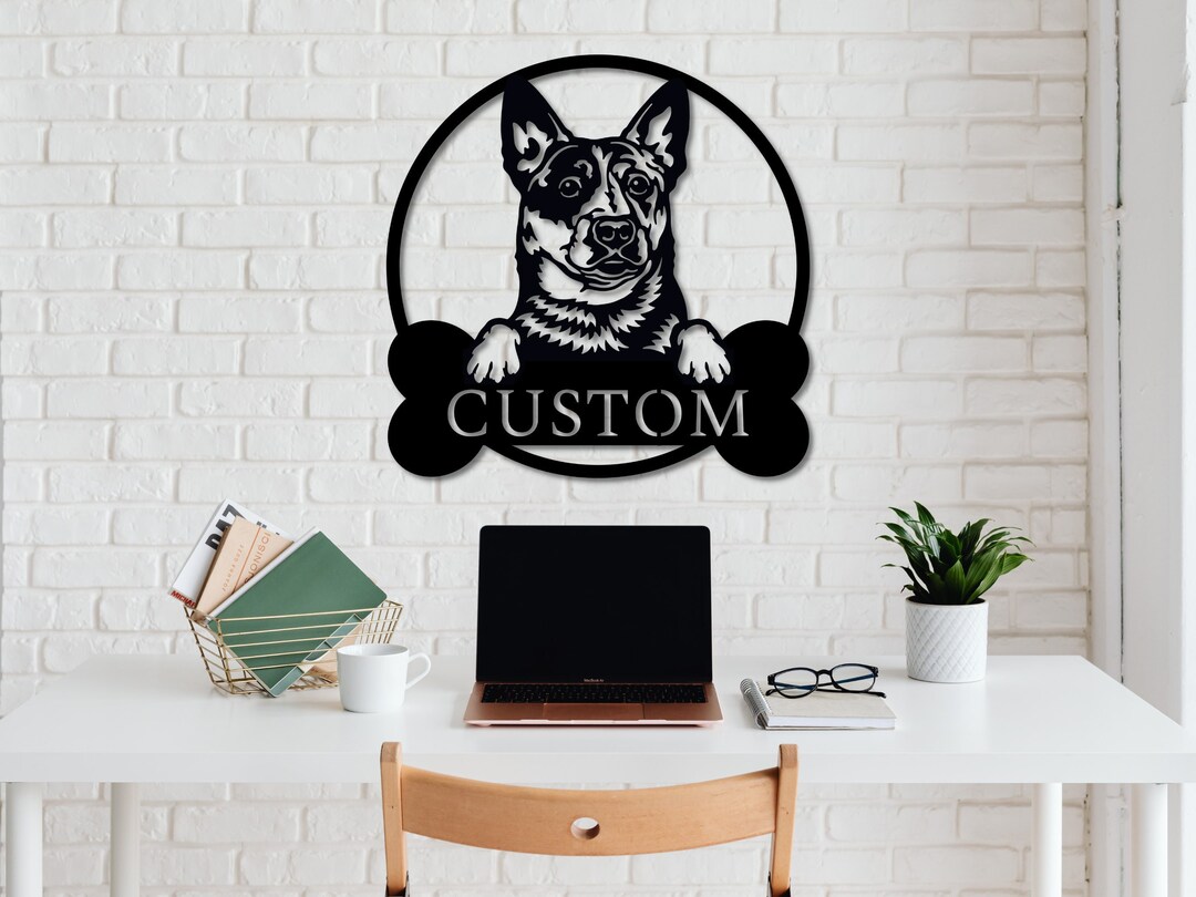 Custom Australian Shepherd Wall Art Australian Shepherd Sign, Aussie ...