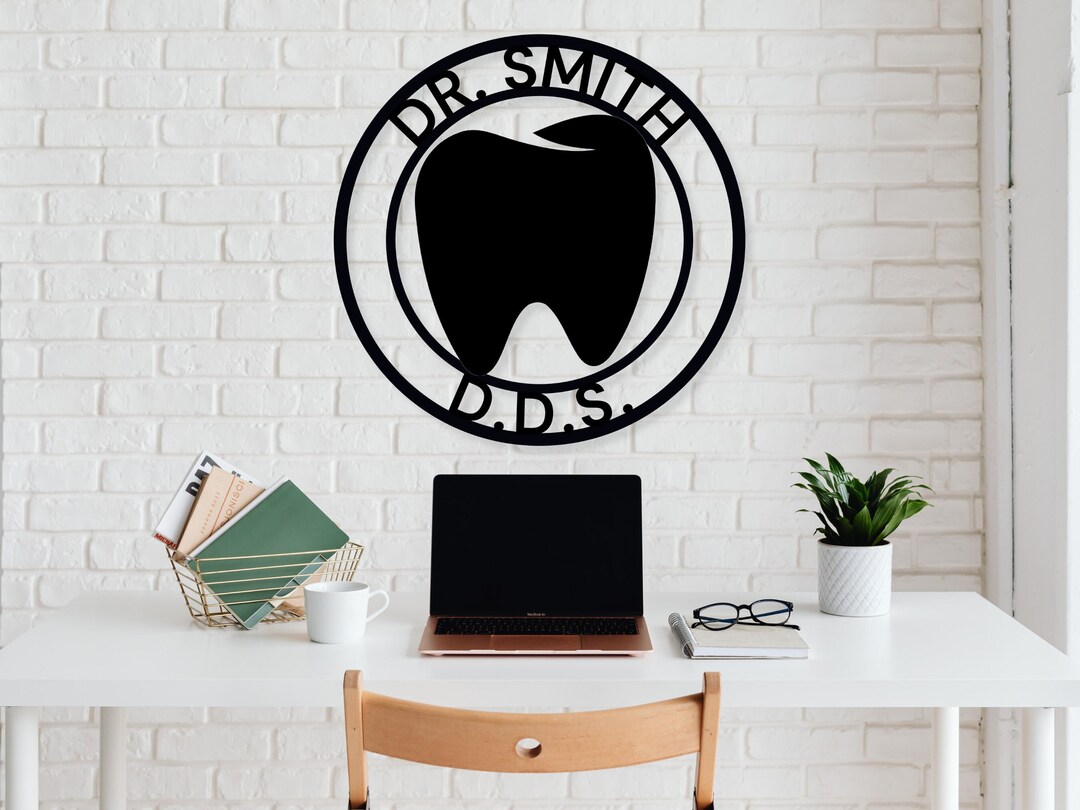 Custom Dentist Office Sign - Personalized Dentist Name Sign, Dentist ...