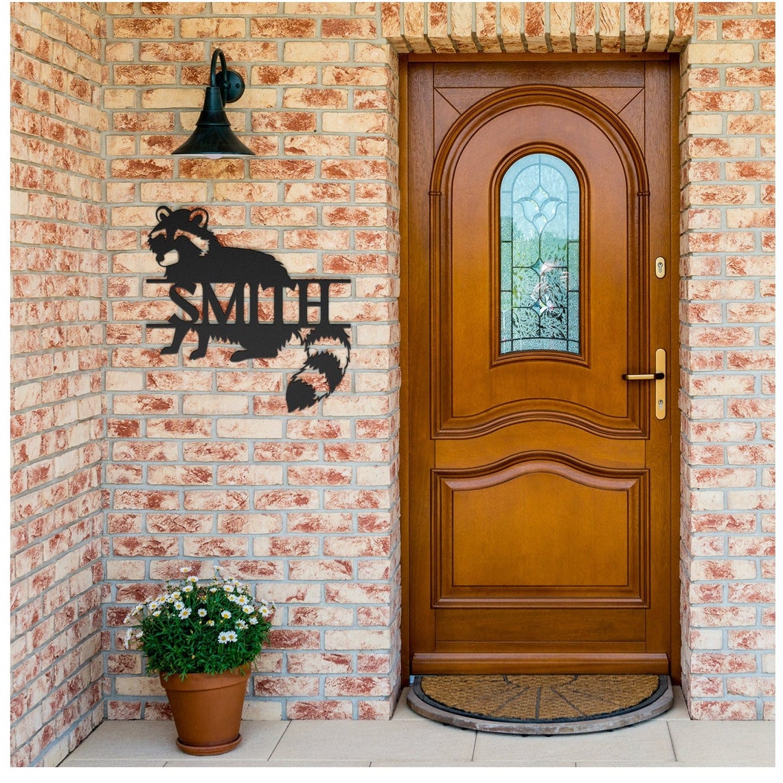 Custom Raccoon Metal Wall Art Personalized Raccoon Metal - Etsy