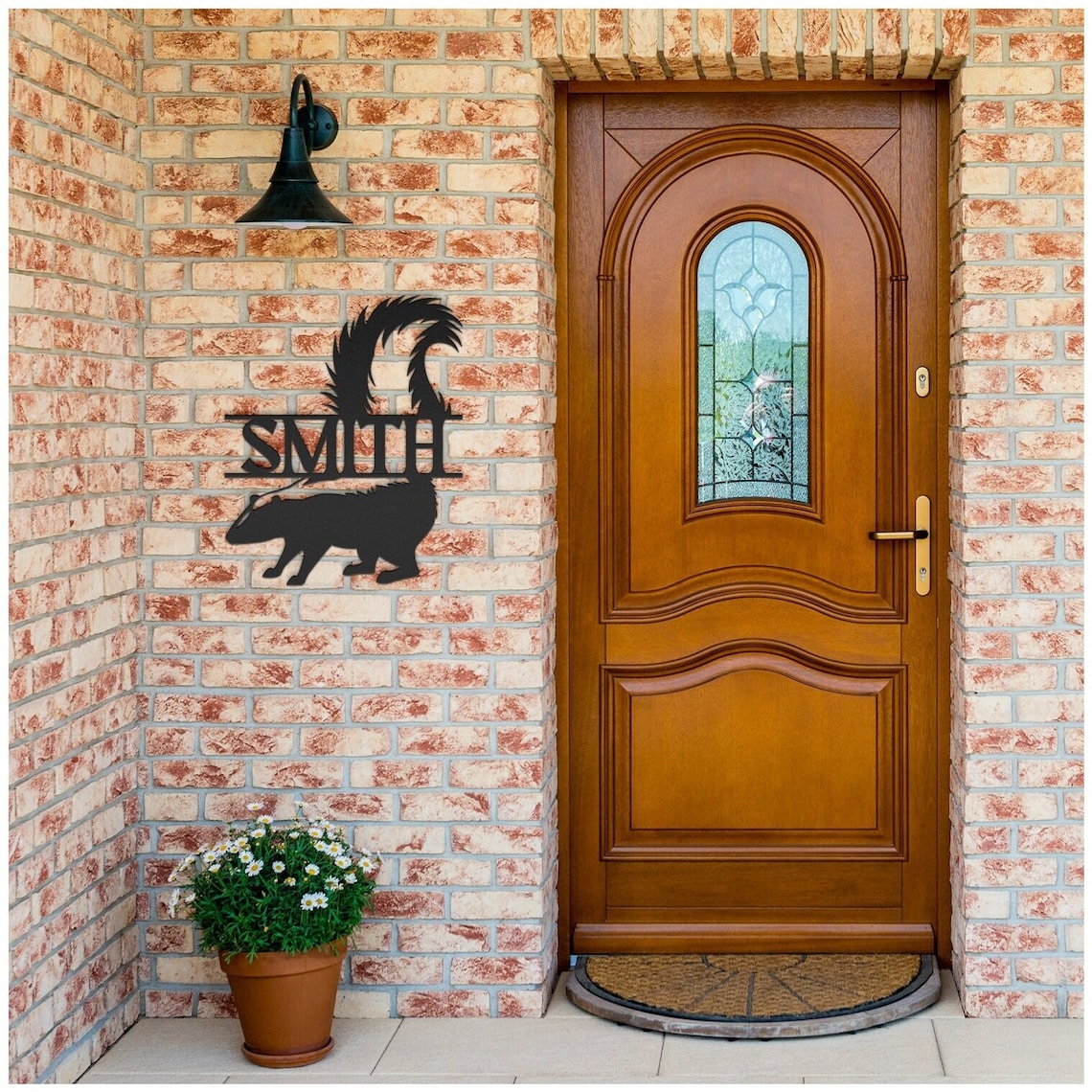 Custom Skunk Metal Wall Art Personalized Skunk Metal Sign - Etsy