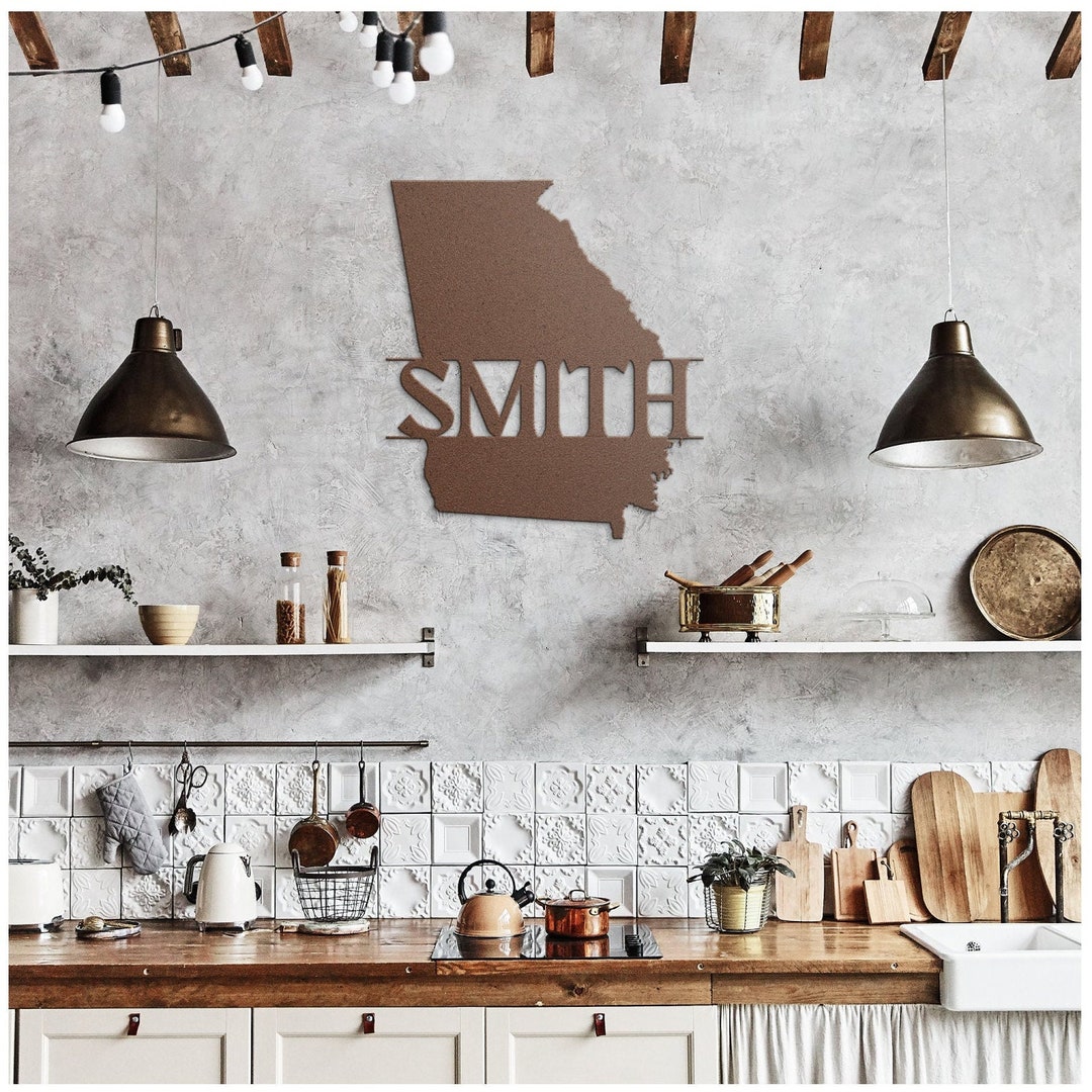 Custom Georgia Wall Art - Custom Georgia Wall Decor, Personalized ...