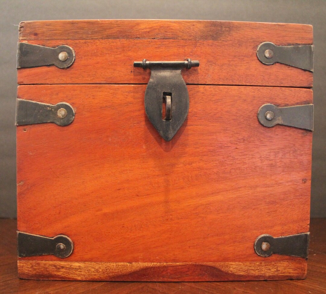 1950-60s Handmade Vintage Chestnut Storage Box - Etsy