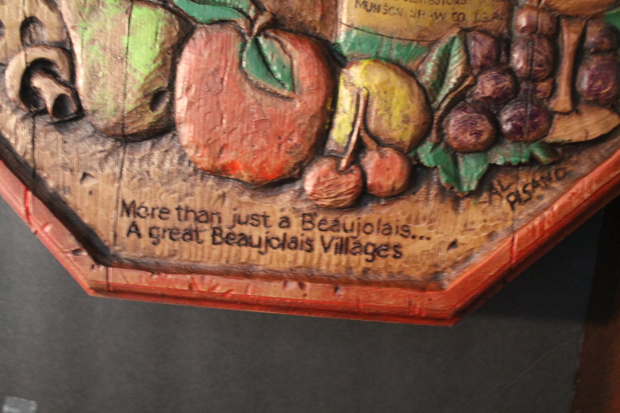 Al Pisano Vintage Carved Wood Plaque Art - Etsy