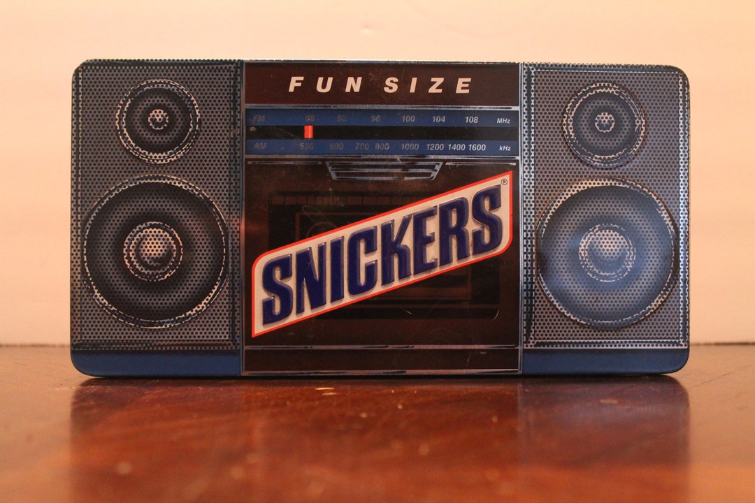 1990 Limited Edition Snickers Boom Box Tin - Etsy