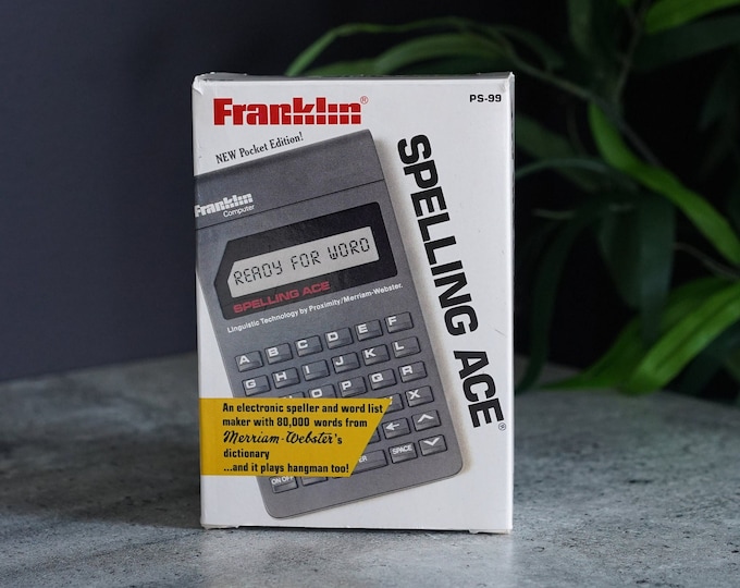 1988 | Spelling Ace | Franklin | Vintage Spell Checker | 1980s ...