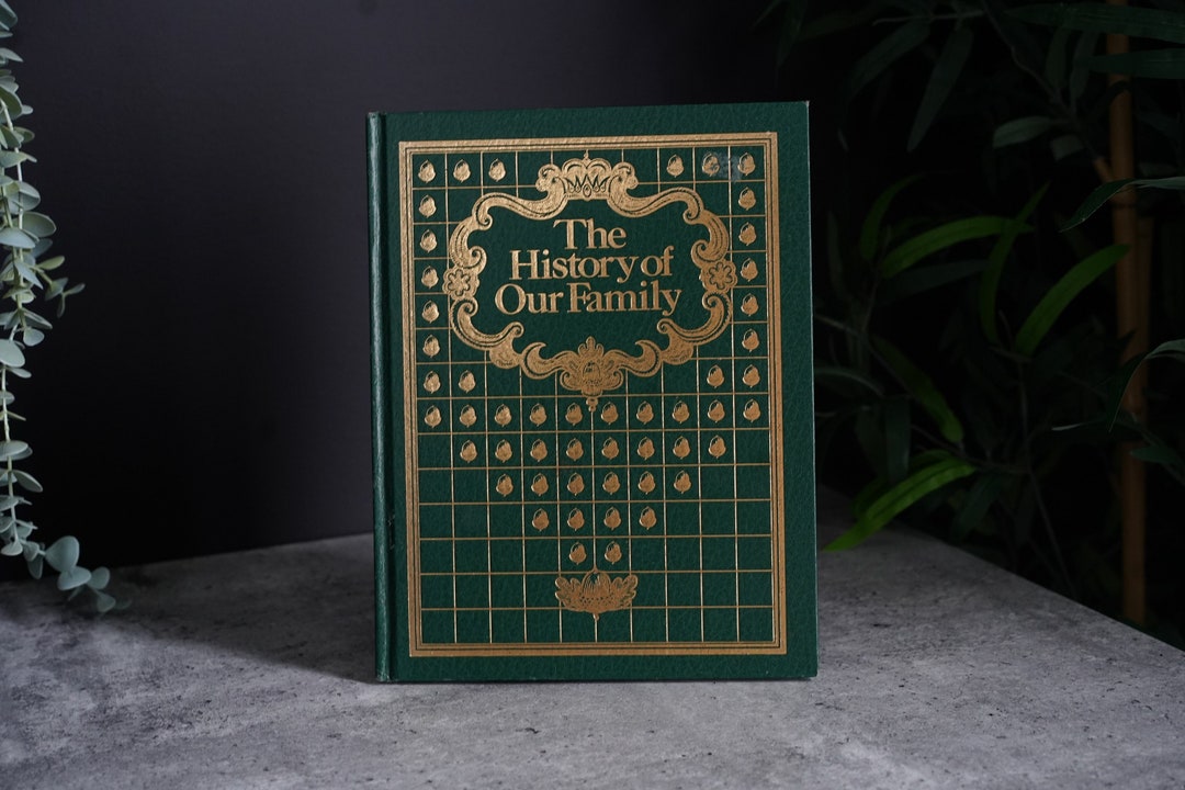1977 the History of Our Family Book Wedding Gift Book to Complete ...