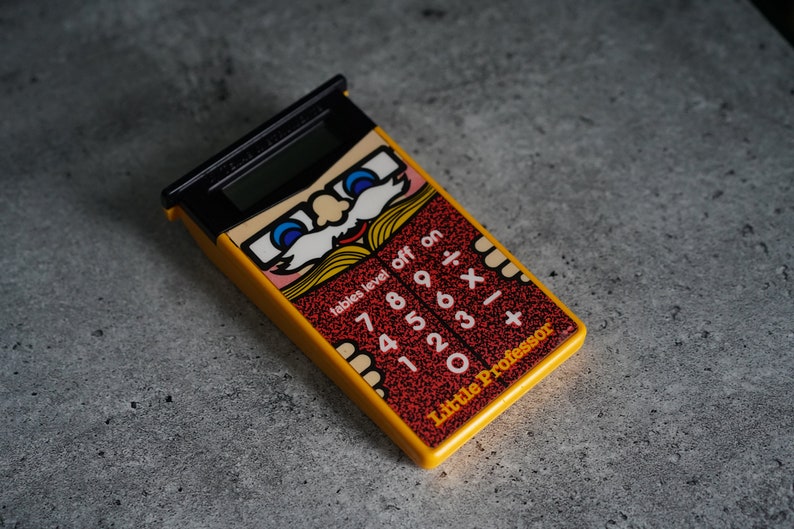 1985 RARE Little Professor Electronic Game Vintage Mathematics Learning ...