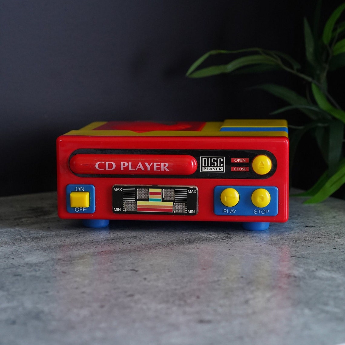 1990s RARE Navy Star Kids Lazer-disc Music Player 44 Kids Songs ...