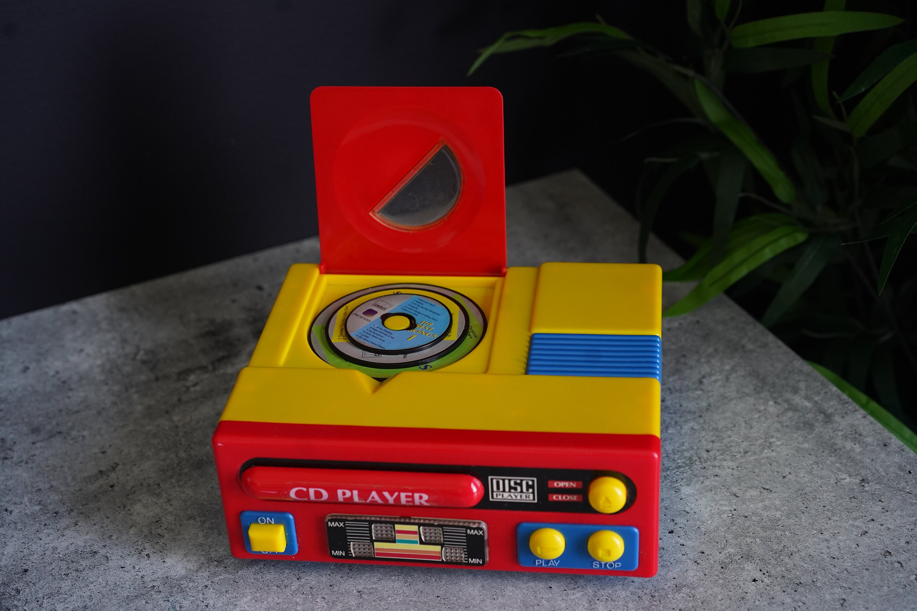 1990s RARE Navy Star Kids Lazer-disc Music Player 44 Kids Songs ...