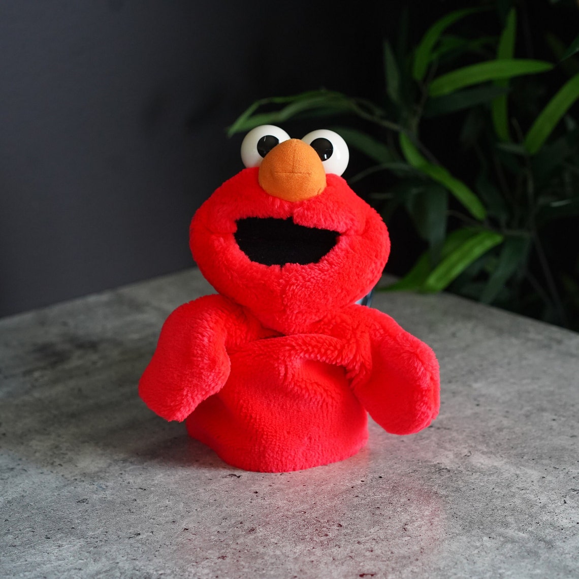 1996 Elmo Hand Puppet TYCO Toys Vintage Soft Puppet 90s Sesame Street ...
