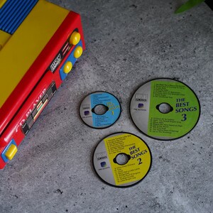 1990s RARE Navy Star Kids Lazer-disc Music Player 44 Kids Songs ...