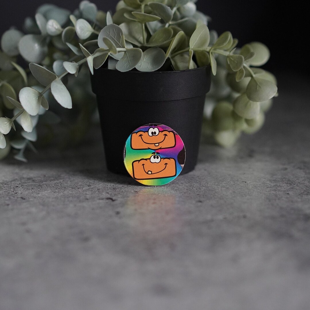 1990s POG Equal Pog Vintage Symbol Milk Cap 90s Nostalgia Game Power ...