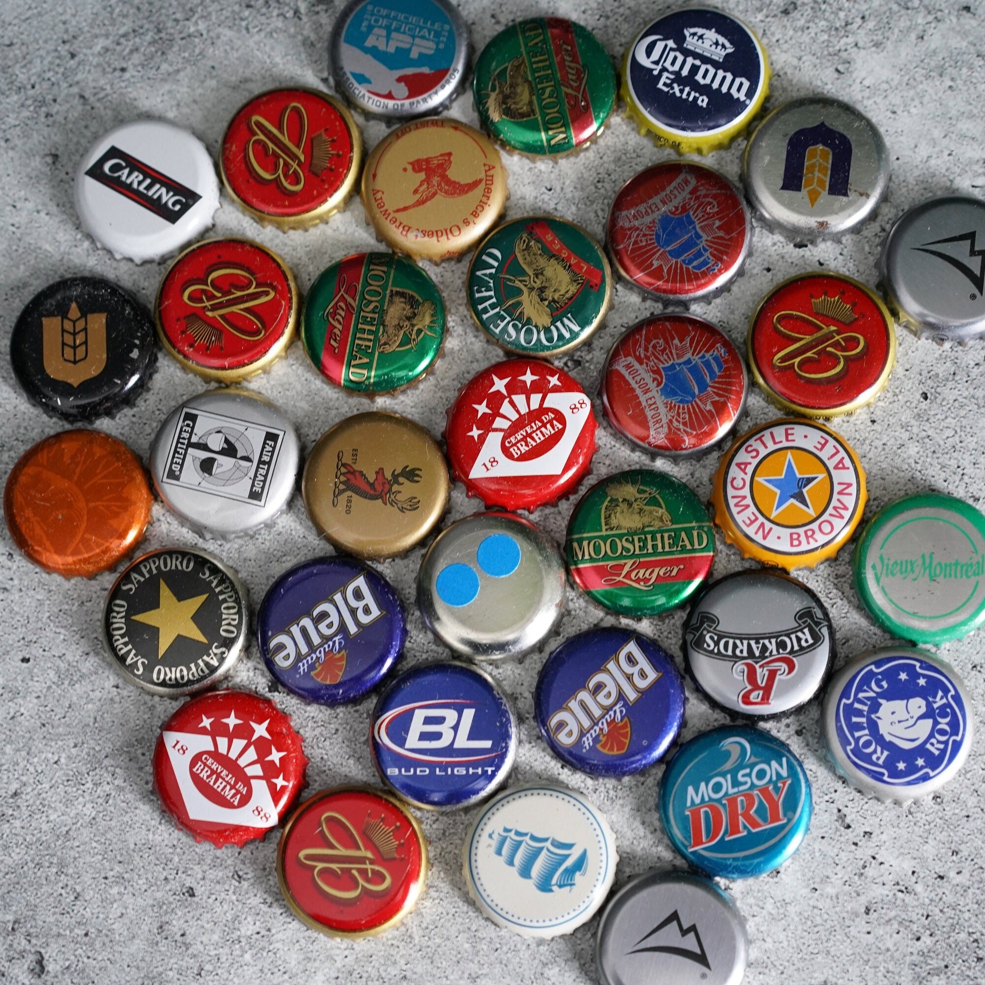 COLLECTIBLES Set of 25 Random Beer Bottle Caps Lot of Mixed - Etsy Canada