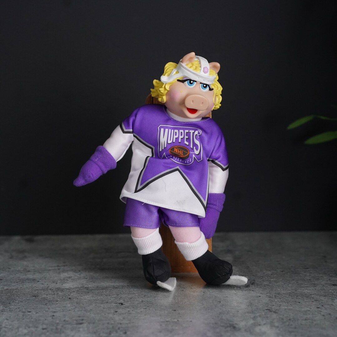 1995 | Miss Piggy Hockey Player 12" Figure | Muppets | Vintage Mcdonald ...