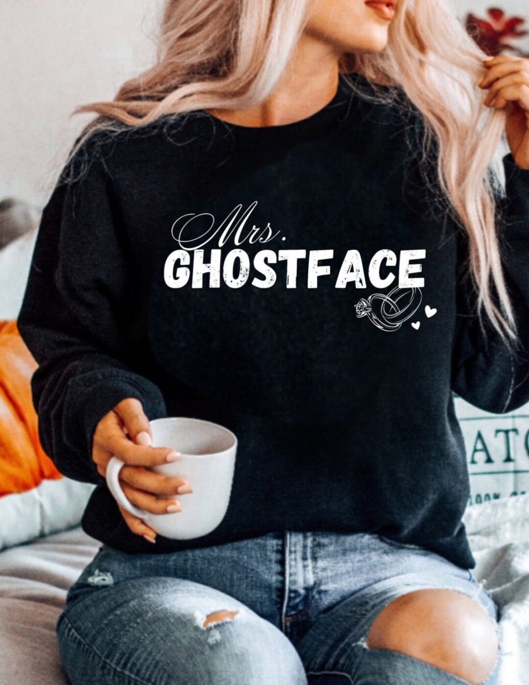 Mrs Ghostface Horror Movie Spooky Halloween Unisex Premium - Etsy