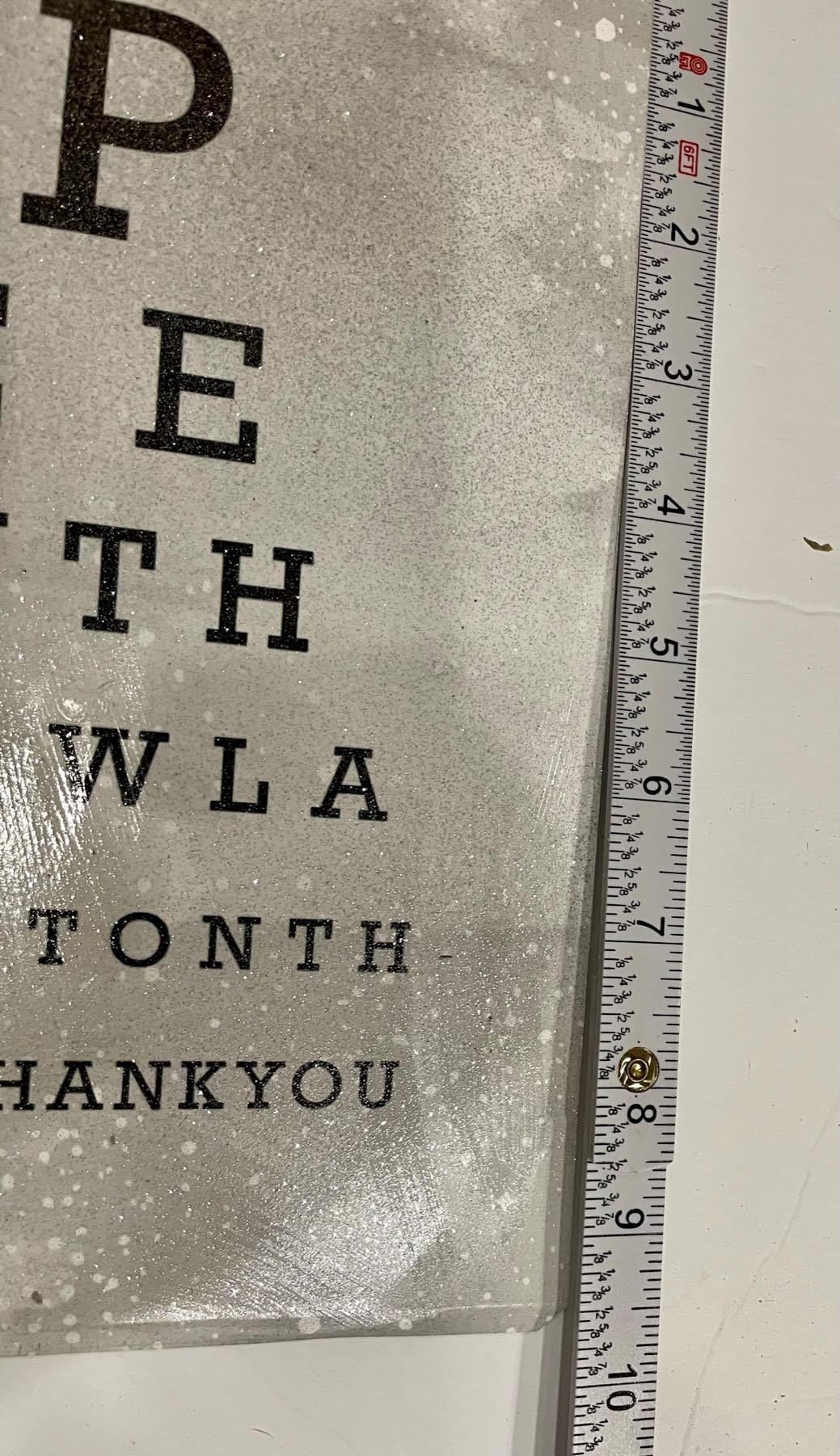 Funny Bathroom Sign Mimics an Eye Chart With Humorous Saying - Etsy ...