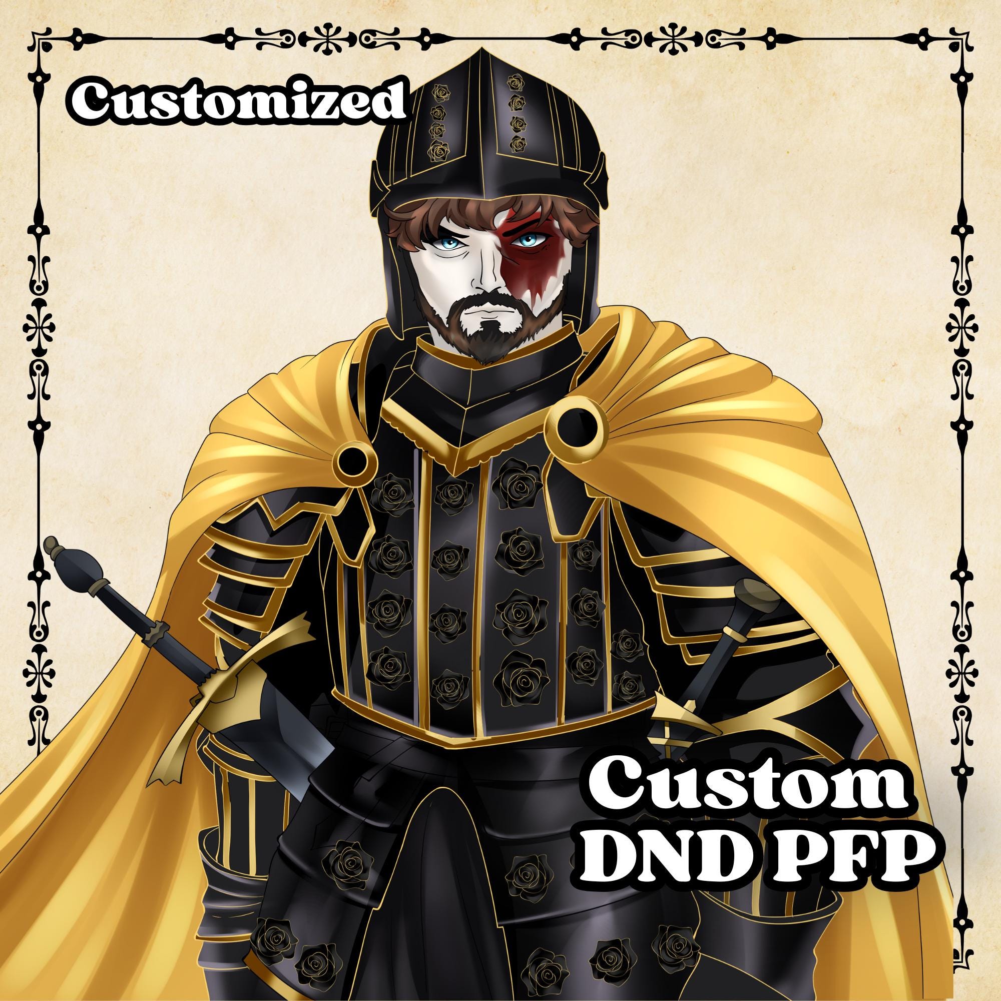 Custom DND Character Dungeons and Dragons Art Illustration Fantasy ...