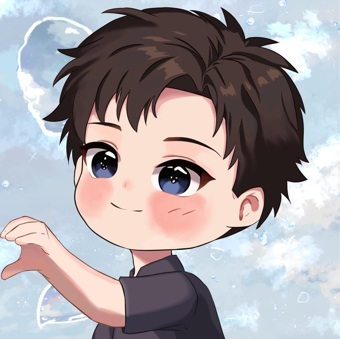 Custom Chibi Commission, Chibi Character, Cute Anime Art, Kawaii Chibi ...